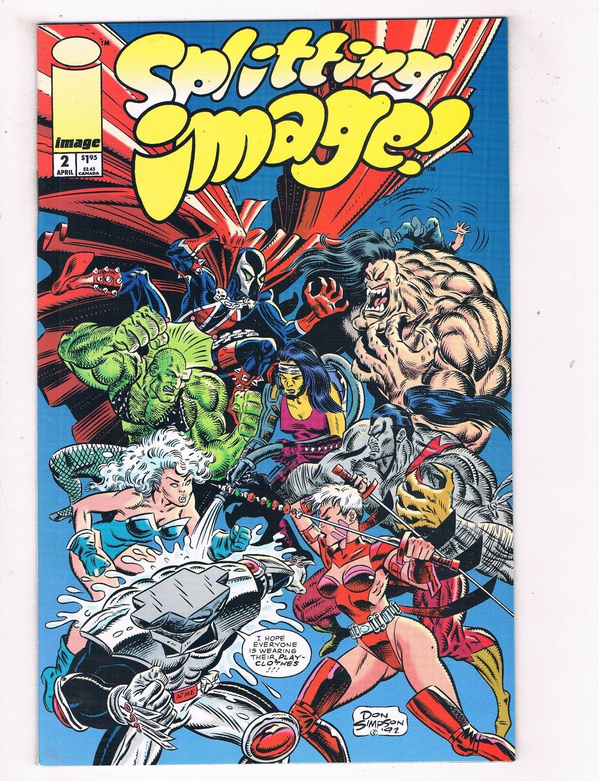 Splitting Image #2 VF Image Comics Comic Book Liefeld Apr 1993 DE41 ...