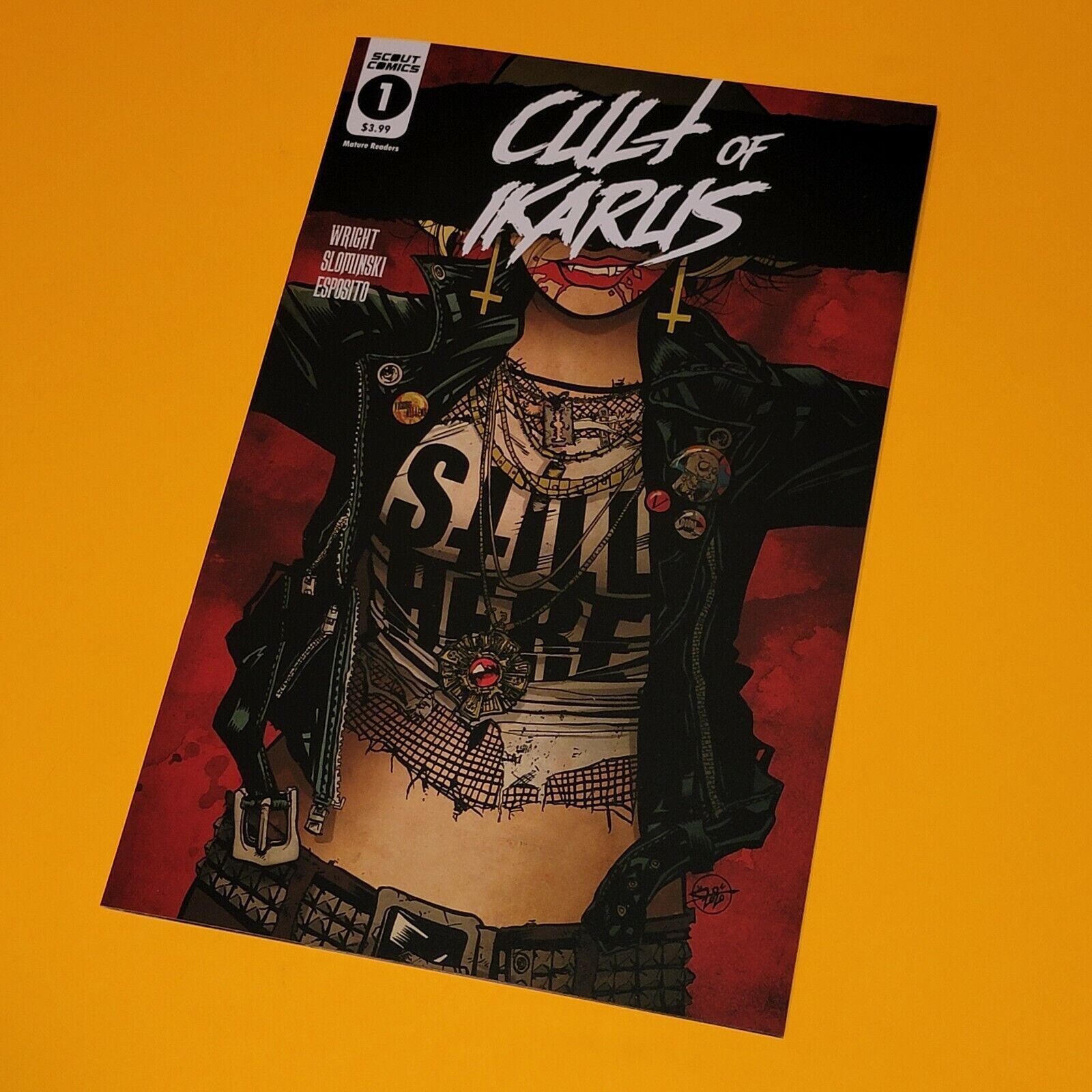 Jenna Lyn Wright • Karl Slominski • CULT OF IKARUS indie horror NM dark ...