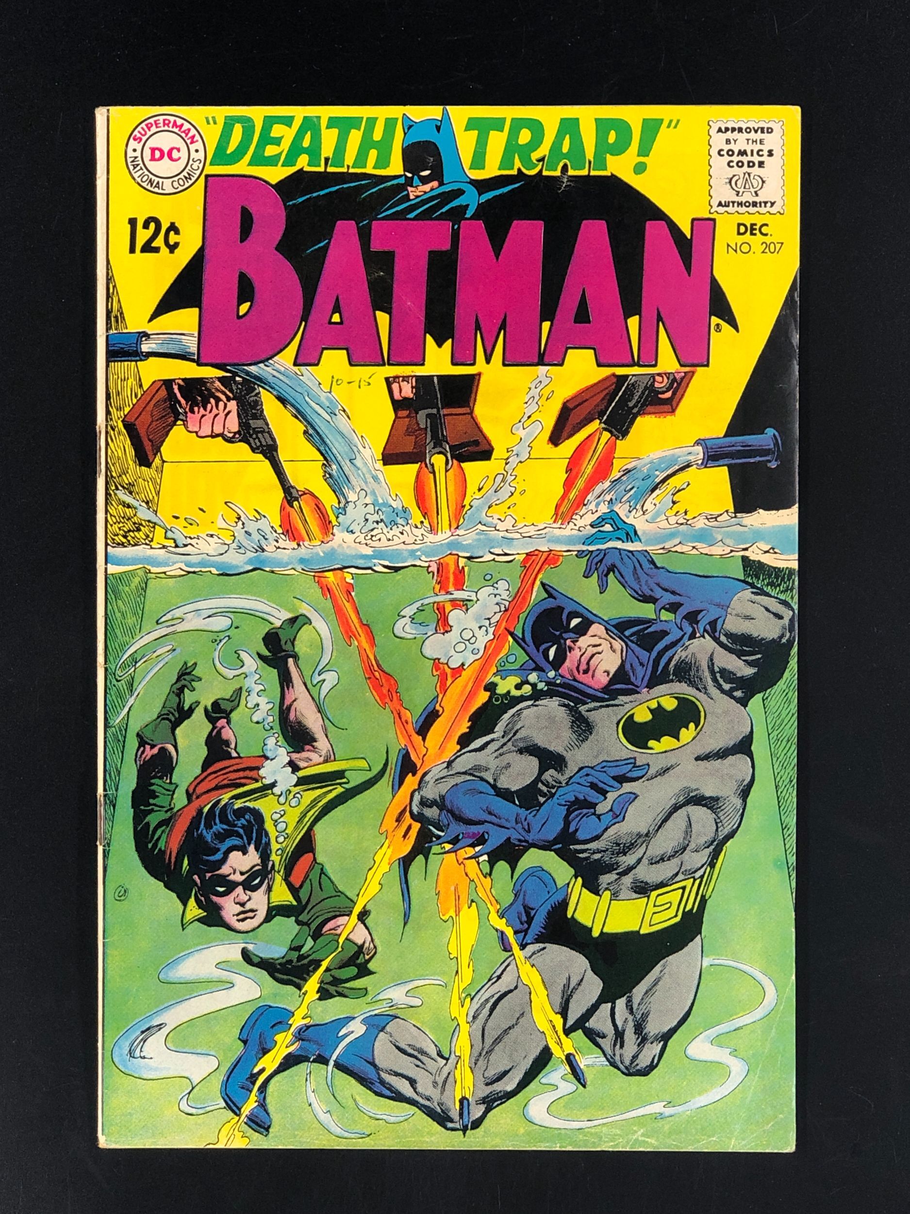 Batman #207 (1968) VG “Death Trap!" | Comic Books - Silver Age, DC ...