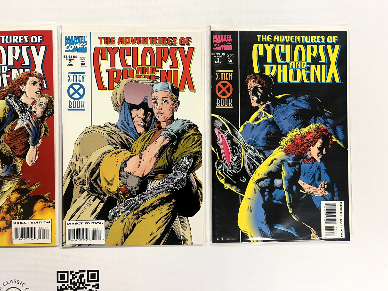 4 The Adventures of Cyclops & Phoenix Marvel Comic Books#1 2 3 4 X-Men ...