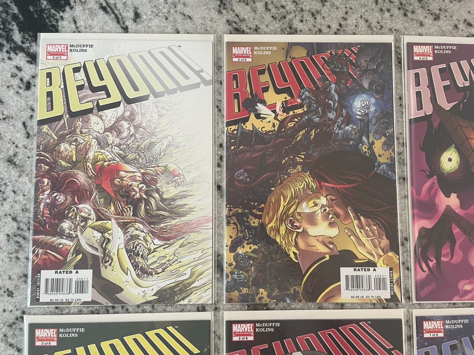 Beyond COMPLETE Marvel Comics LTD Series # 1 2 3 4 5 6 NM Venom Spider ...