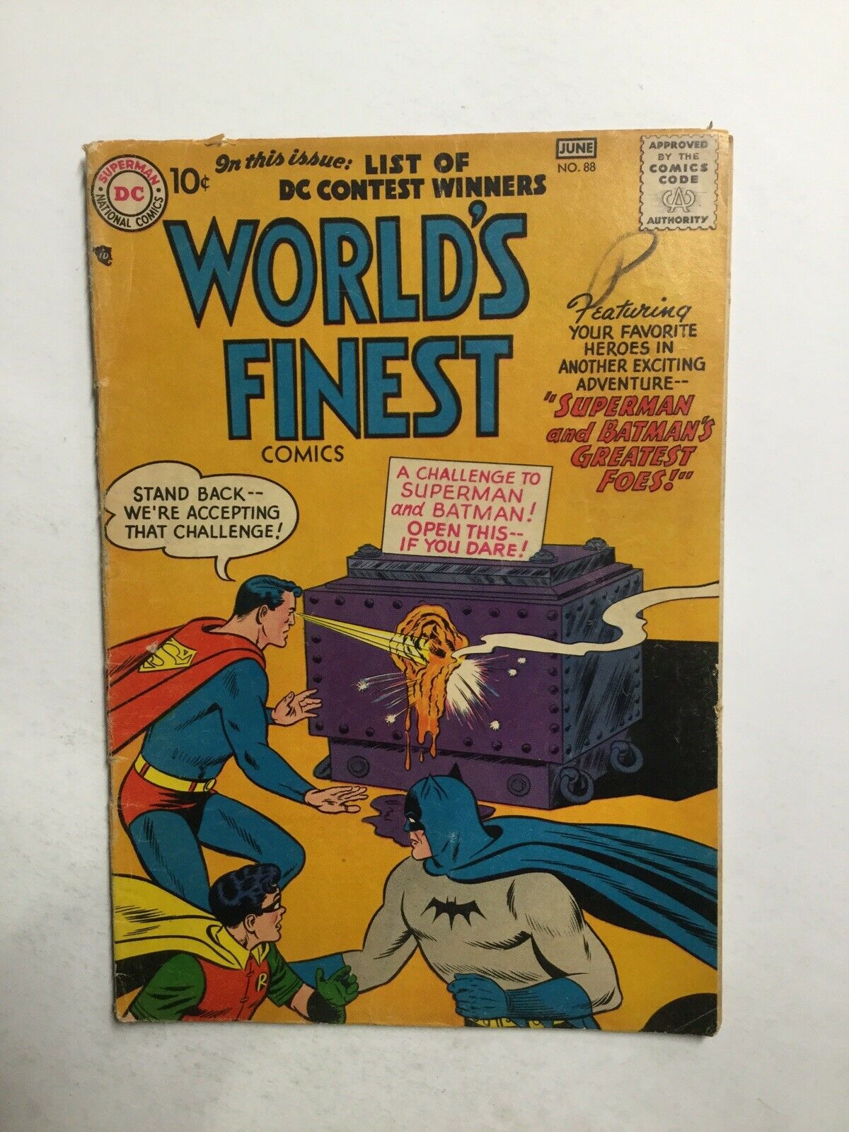 World’s Finest Comics Fine- Fn- 5.5 DC Comics | Comic Books - Silver ...