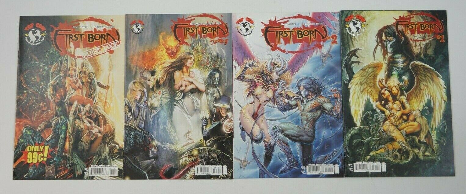 First Born #1-3 FN complete series + first look - all A variants ...