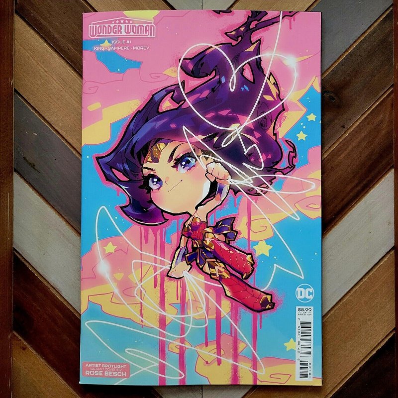WONDER WOMAN & FLASH #1's NM (DC 2023) 2 New Series! ROSE BESCH ART ...