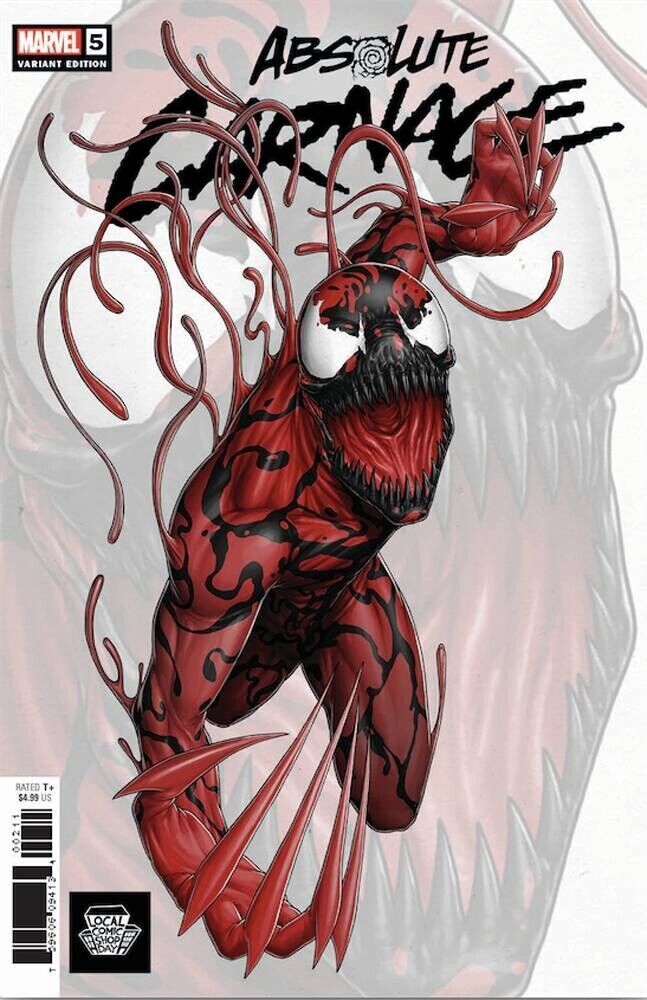 Absolute Carnage #5 2019 Christopher LCSD Variant Marvel Comics H01 ...