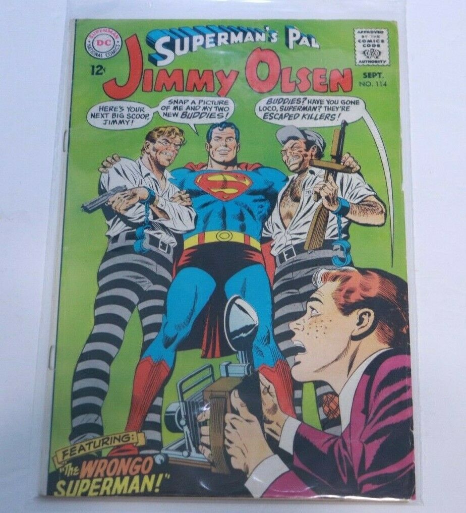 Superman's Pal Jimmy Olsen #114 1968 Comics | Comic Books - Silver Age ...