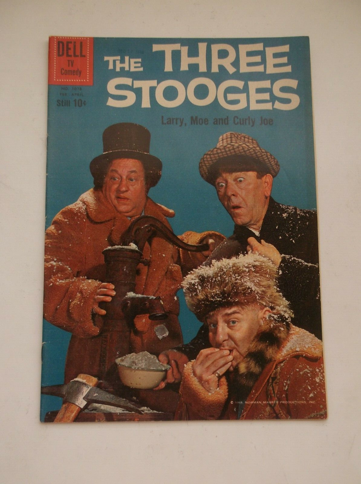 Dell (Four Color): the Three Stooges #1078, Nice Photo Cover, 1960, FN+ ...
