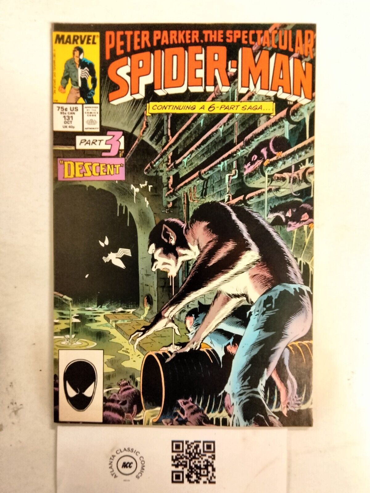 Peter Parker Spectacular Spider-Man #131 VF- Marvel Comics comic book ...