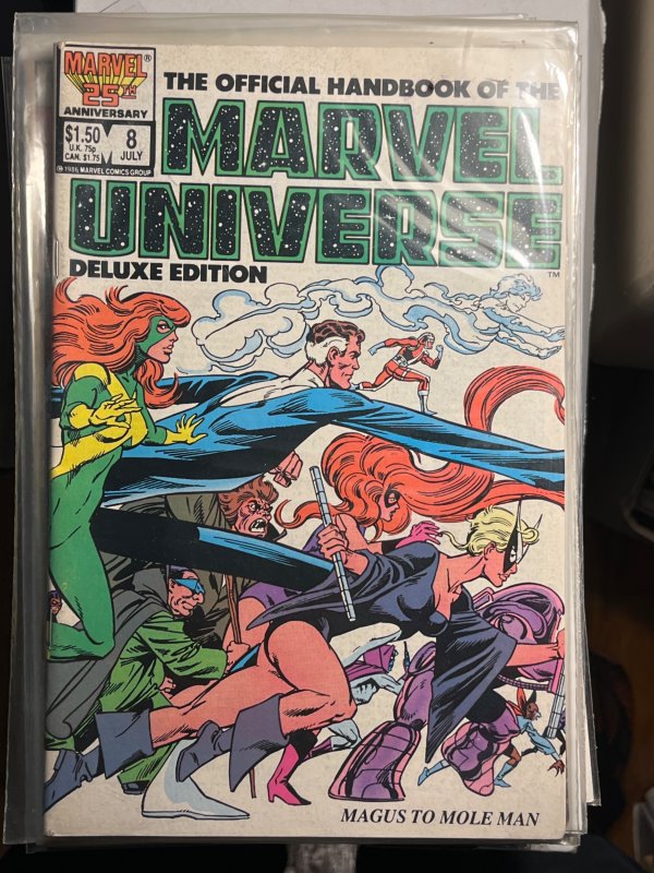 The Official Handbook of the Marvel Universe #8 (1986) | Comic Books ...