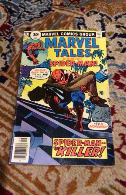 Marvel Tales #71 (1976) High-Grade VF+ 30c cover. Dock Ock! Gwen Stacy ...