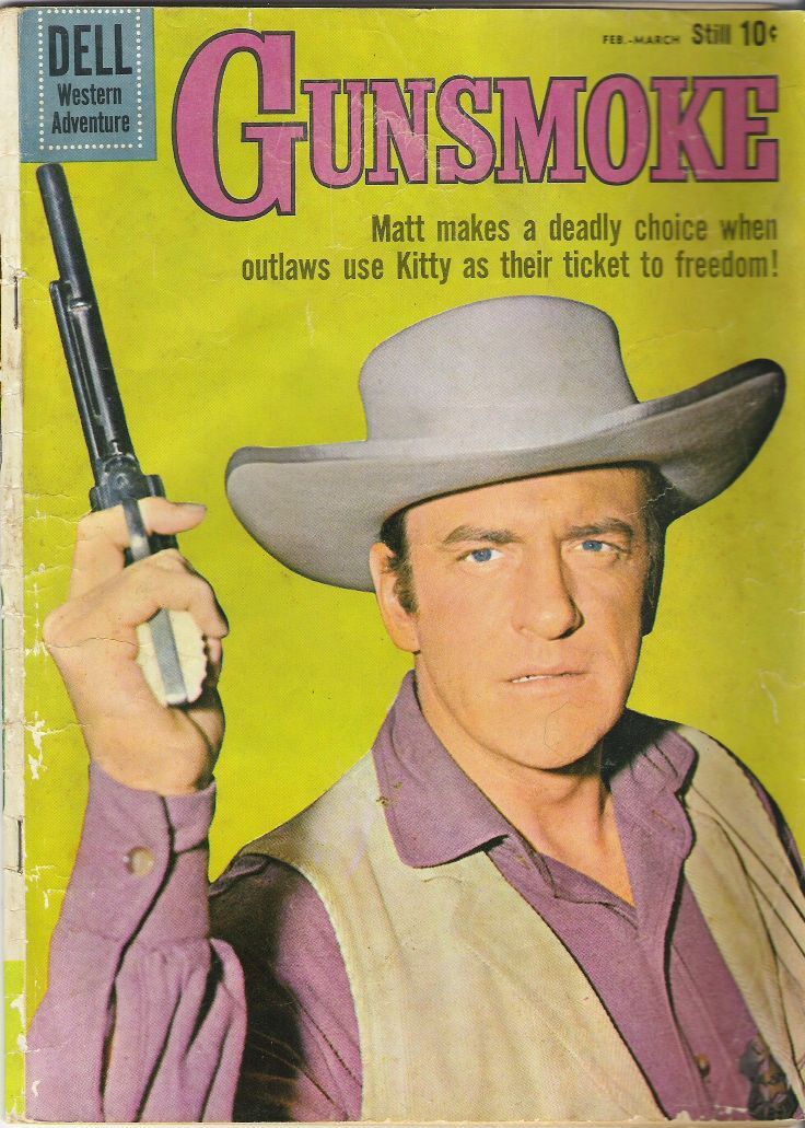 Gunsmoke #19 (1960) G+ 2.5 James Arness photo cover | Comic Books ...