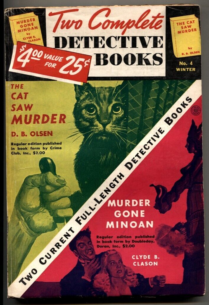 Two Complete Detective Books Pulp #4 1939- Cat Saw Murder | Comic Books ...
