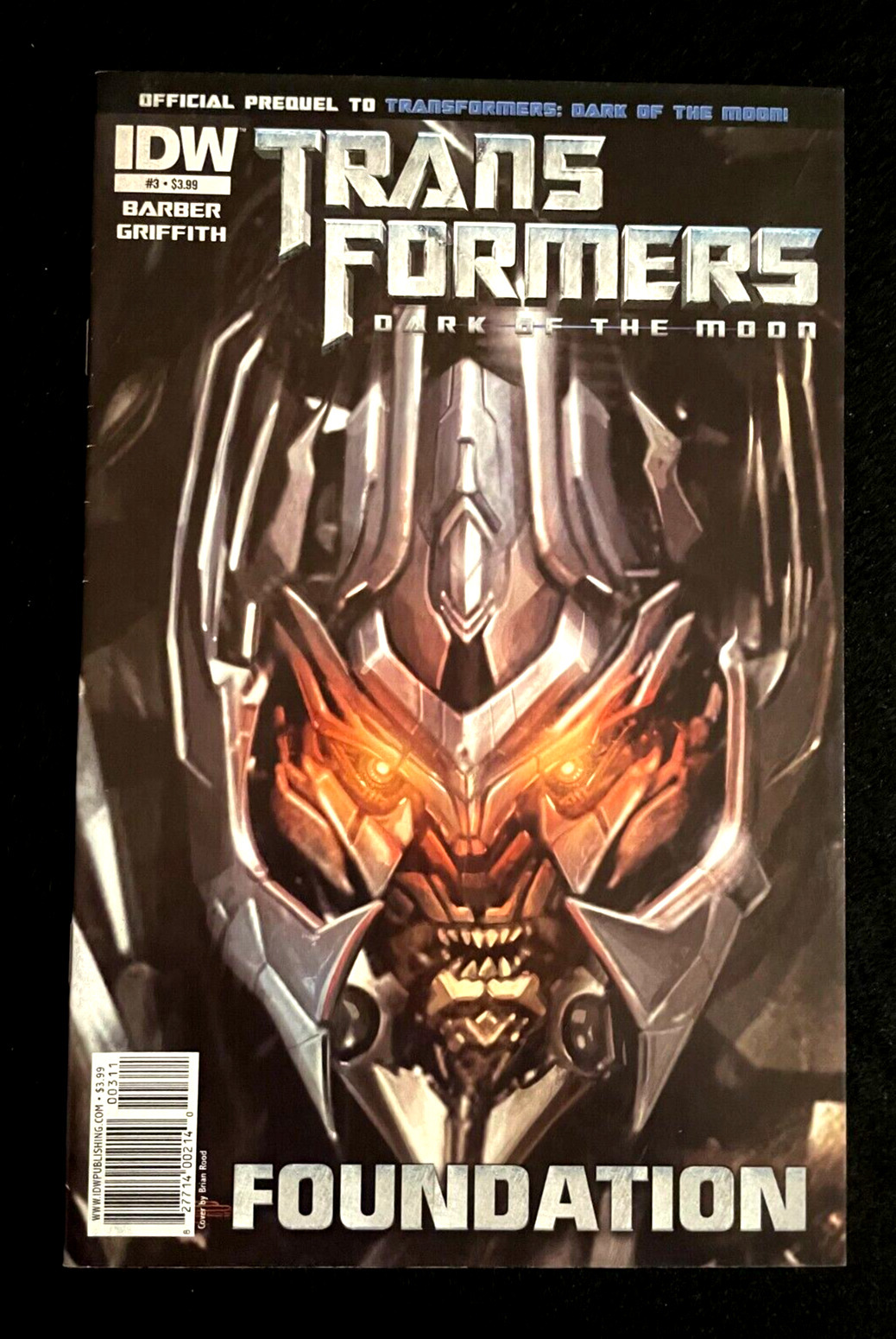 Transformers Official Prequel to Dark of the Moon: Foundation #3 2011 ...