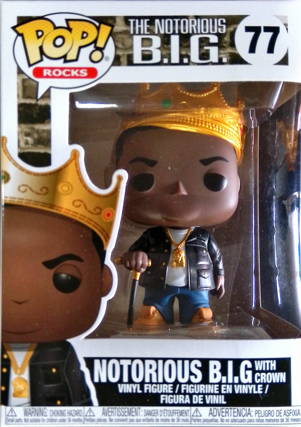 Funko POP! Rocks: The Notorious B.I.G. BIG with Crown #77 Vinyl Figure FC8 | Comic Books ...