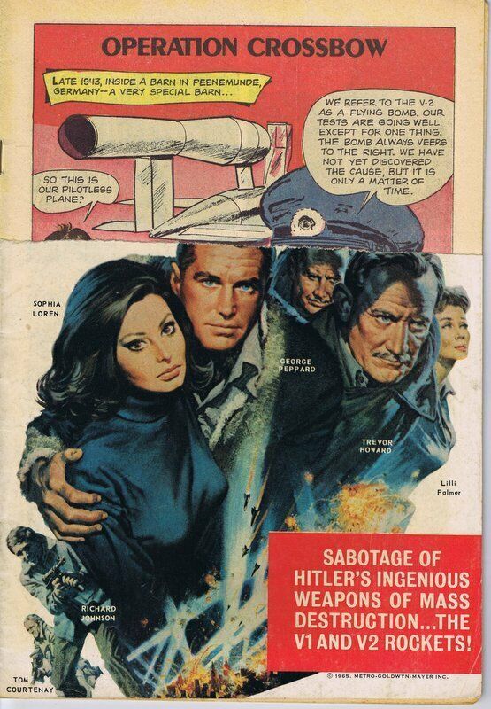 Operation Crossbow Movie Classic ORIGINAL Vintage 1965 Dell Comics ...