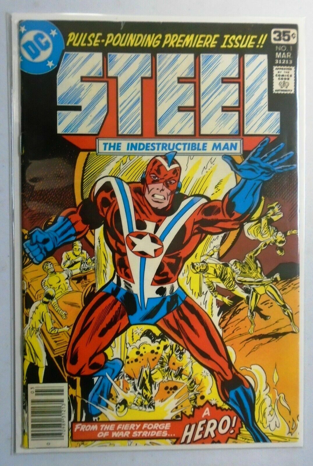 Steel the Indestructible Man #1, 6.0/FN (1978) | Comic Books - Bronze ...