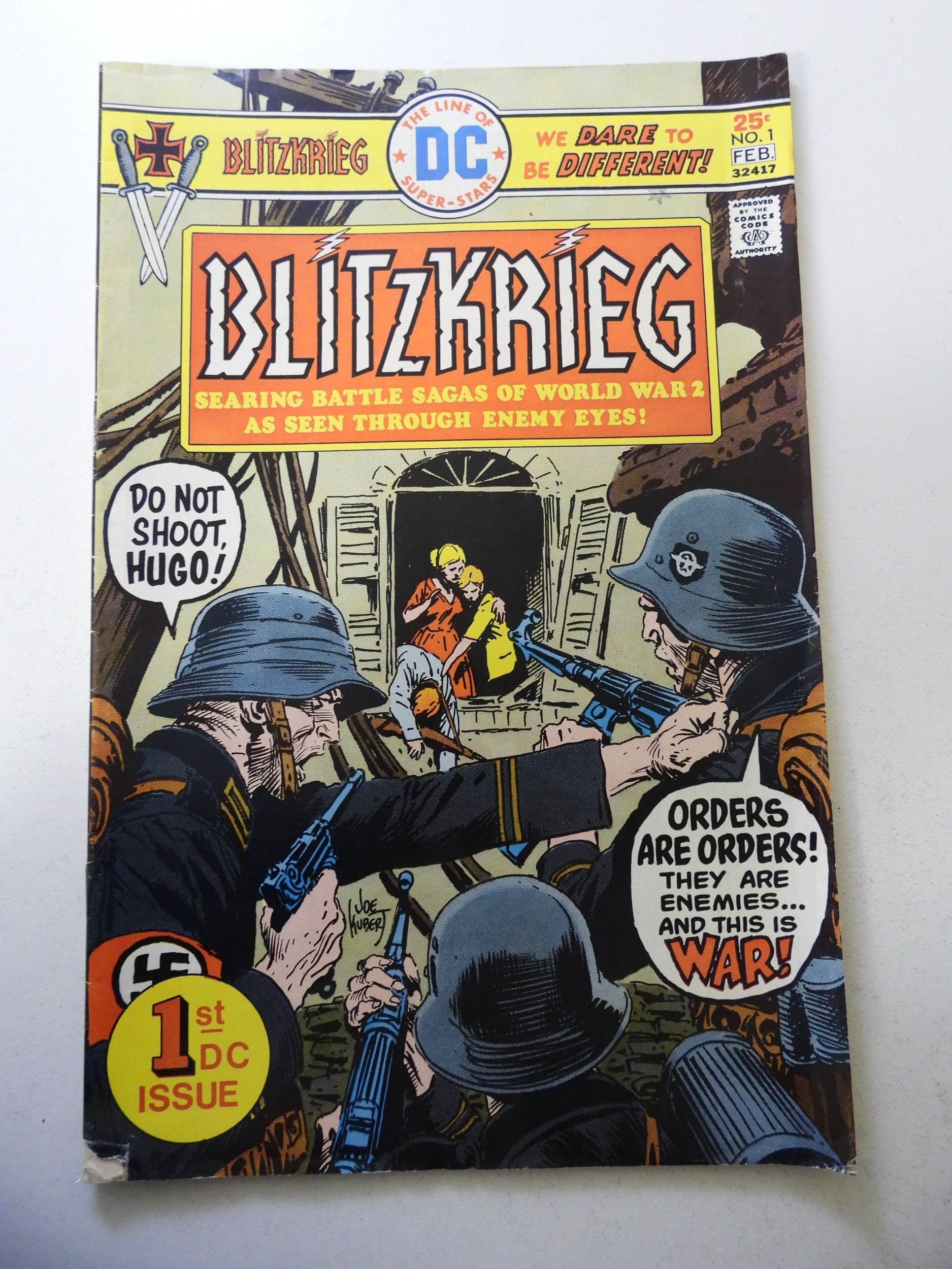 Blitzkrieg #1 (1976) VG Condition MJ insert intact | Comic Books ...