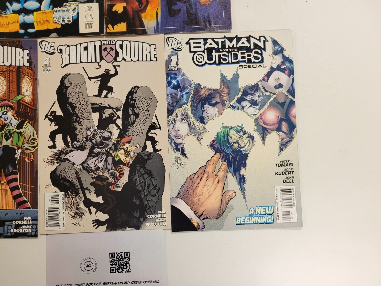 5 DC Comics #667 Batman + #1 2 Knight Squire + #17 Shadow Bat #1 ...