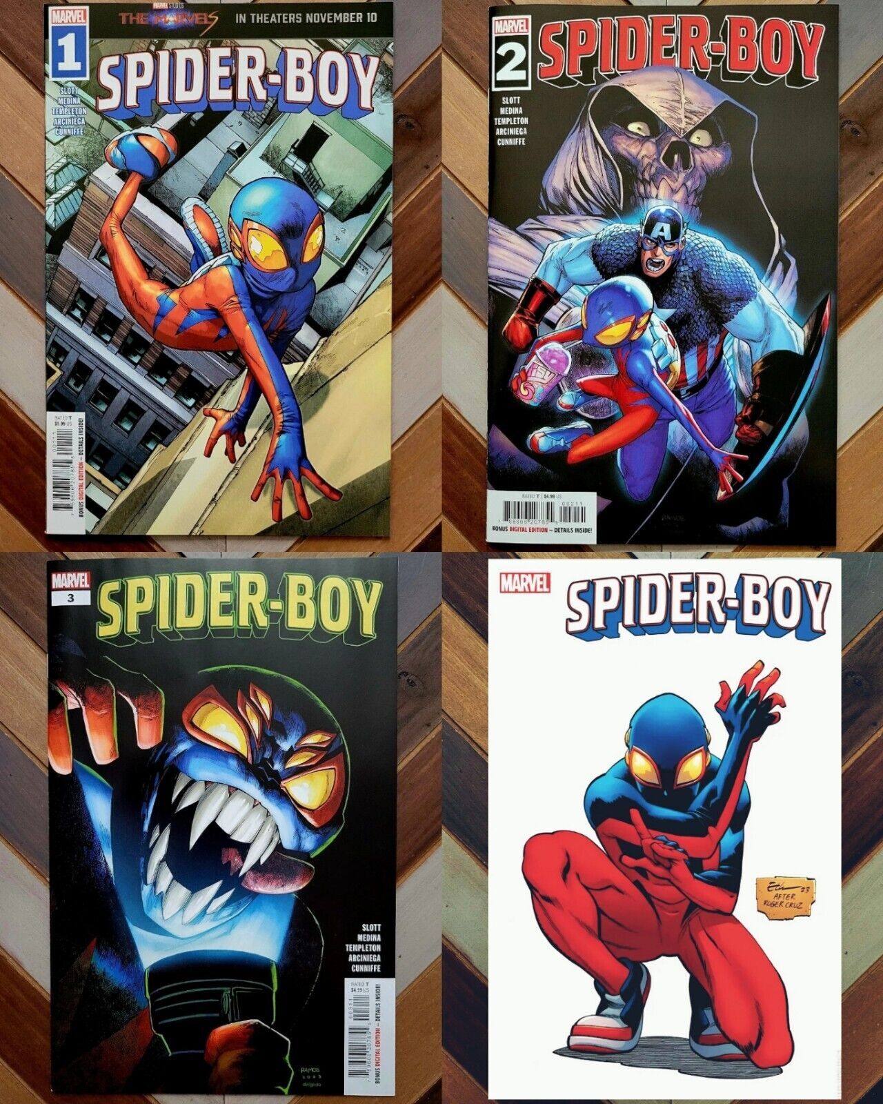 Spider-Boy #1-4 NM (Marvel 2023) 1st Gutterball Hellifino Boy-Spider ...