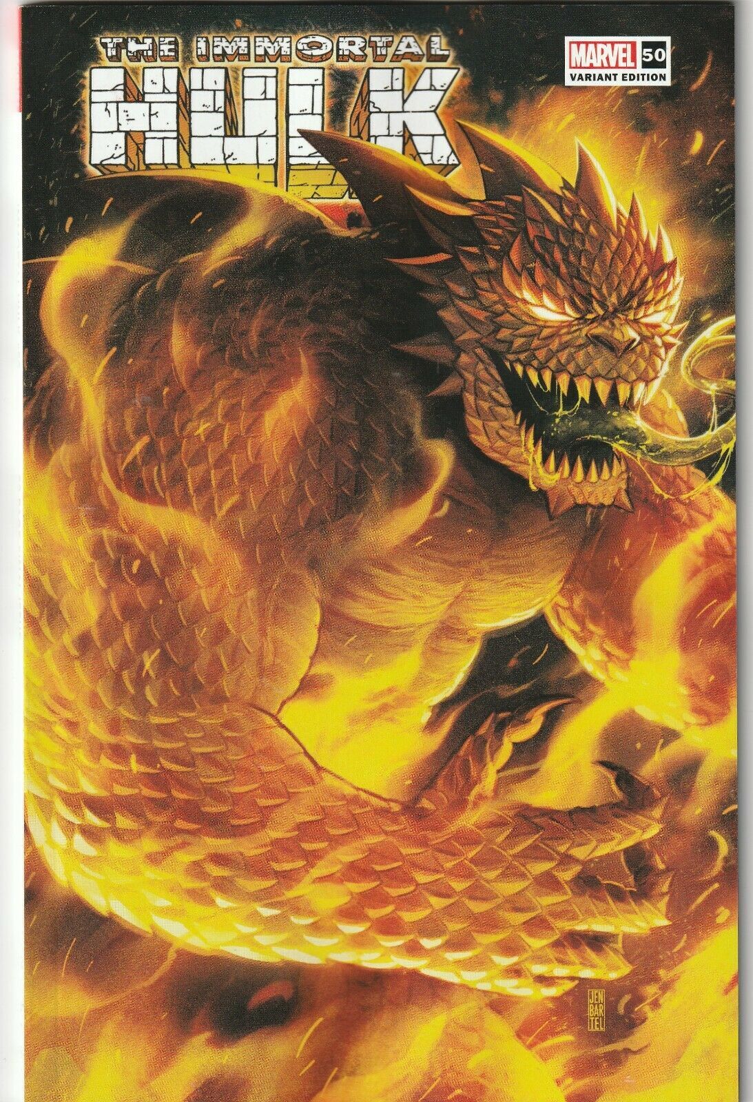 Immortal Hulk # 50 Bartel Variant Giant Sized Finale NM Marvel Ships ...