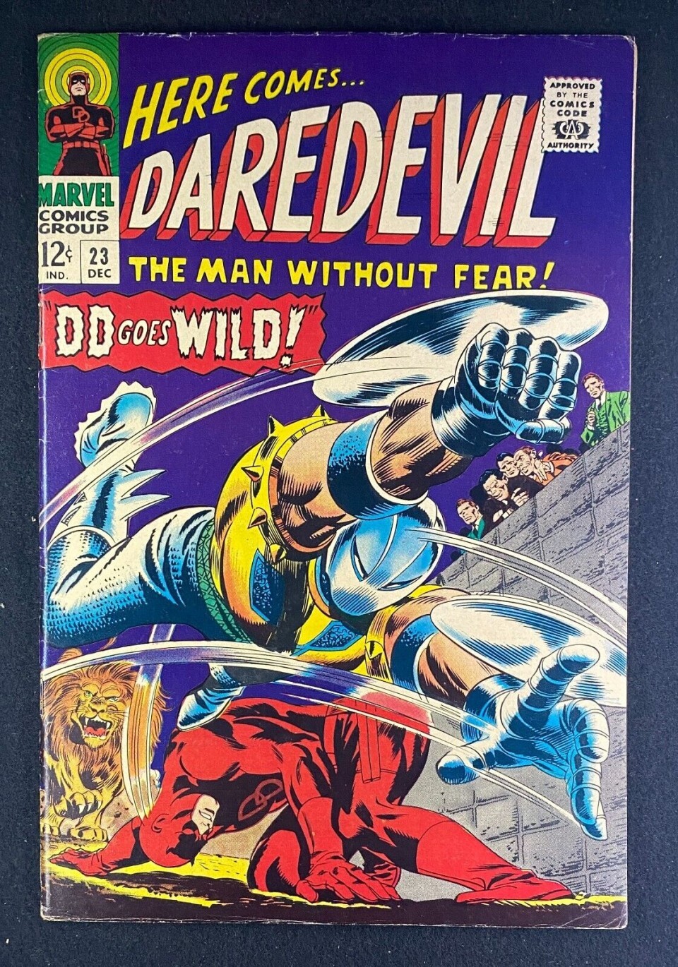 Daredevil (1964) #23 FN/VF (7.0) Gene Colan Gladiator Battle Cover and ...