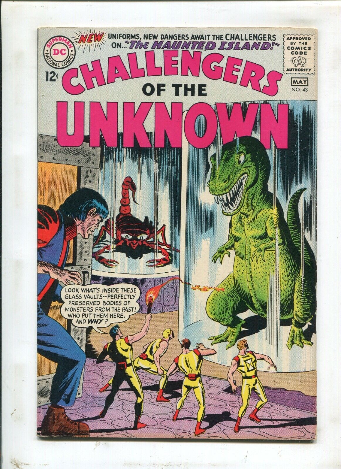 Challengers of the Unkown #43 (8.5)T-Rex Cover ,Original Owner ...