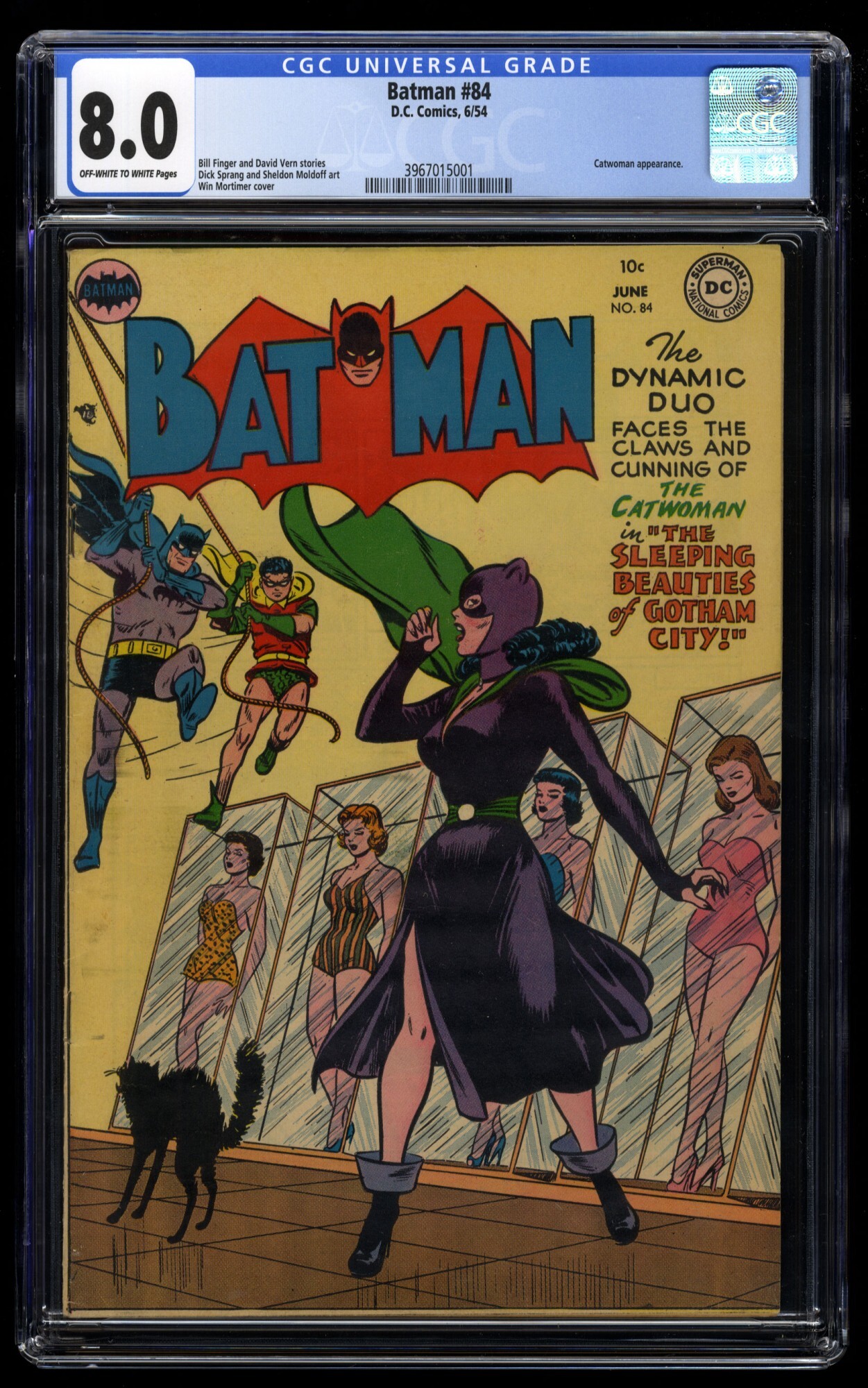 Batman #84 CGC VF 8.0 Off White to White Catwoman Cover! | Comic Books ...