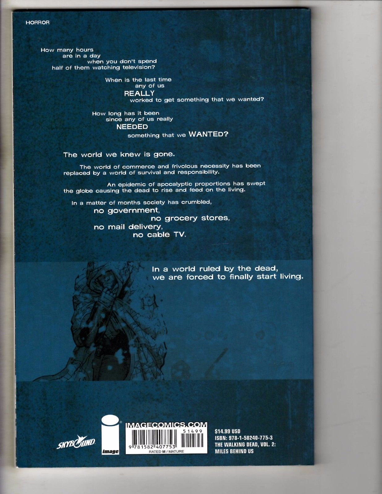 The Walking Dead Vol. # 2 TPB Image Graphic Novel 10th Print Miles ...