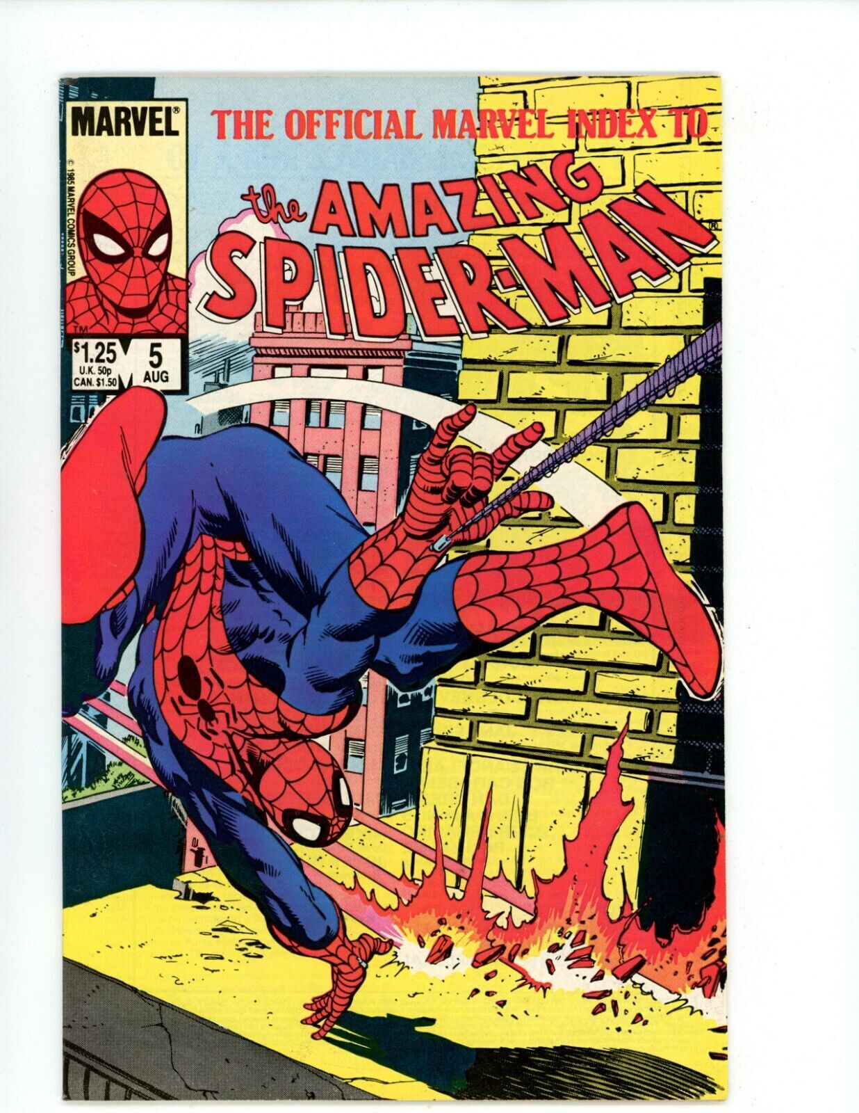 OFFICIAL MARVAL INDEX TO #5 - The Amazing Spider-Man! (9.0) 1985 ...