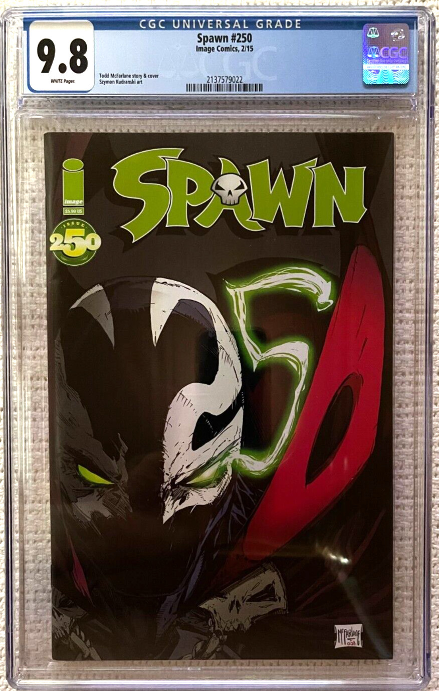 ~Image~Spawn #250~~Todd Mcfarlane~250 Color Variant~~Cgc 9.8~ | Comic ...
