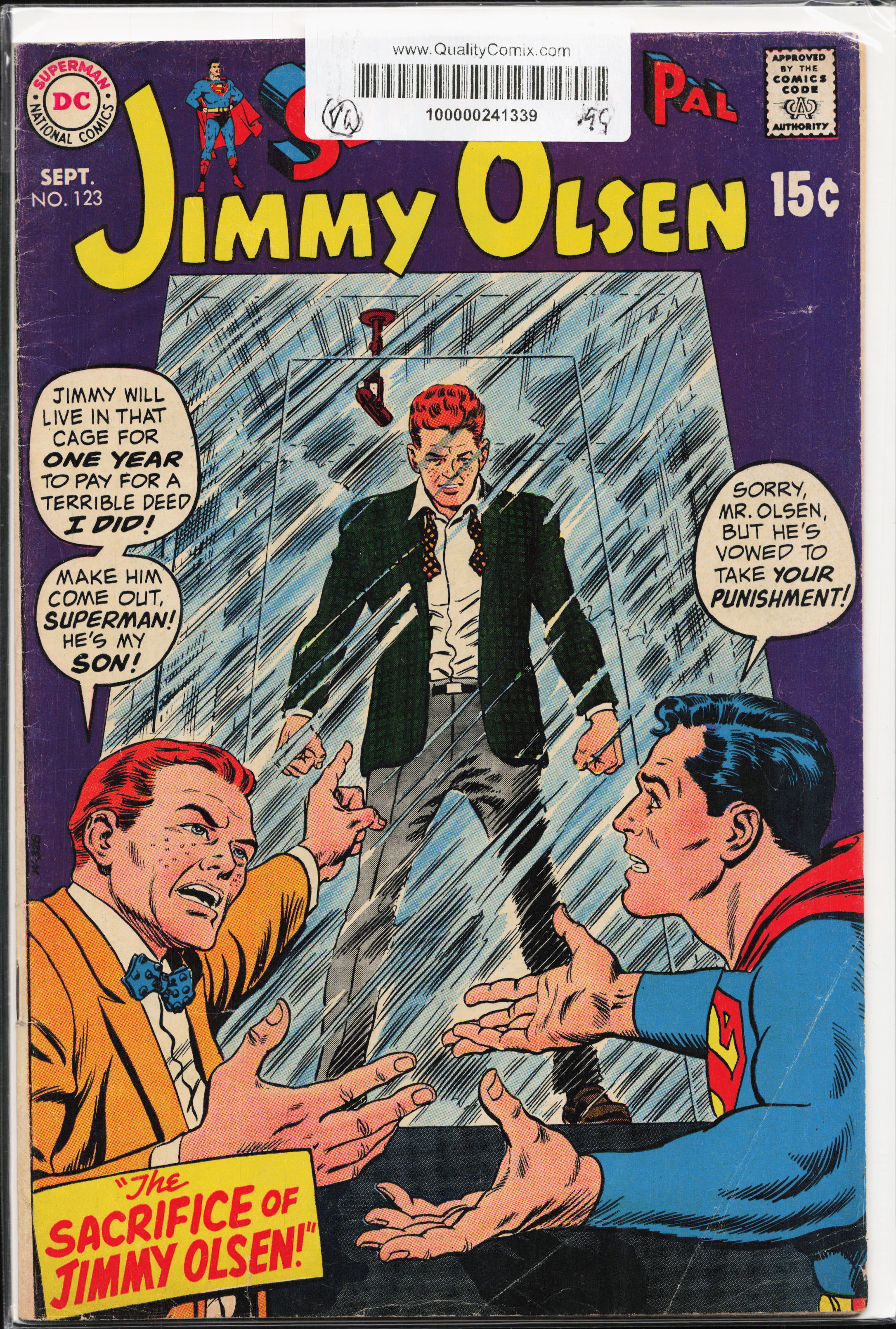 Superman's Pal, Jimmy Olsen #123 (1969) Jimmy Olsen | Comic Books ...