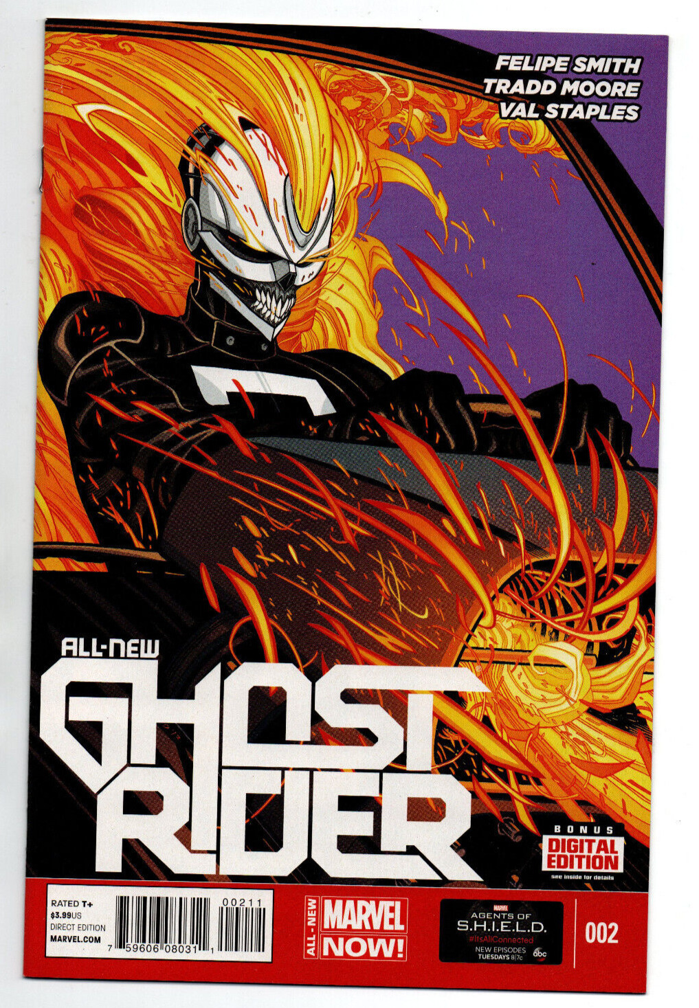 All-New Ghost Rider #2 - Ghost Rider/Robbie Reyes - 2014 - NM | Comic ...