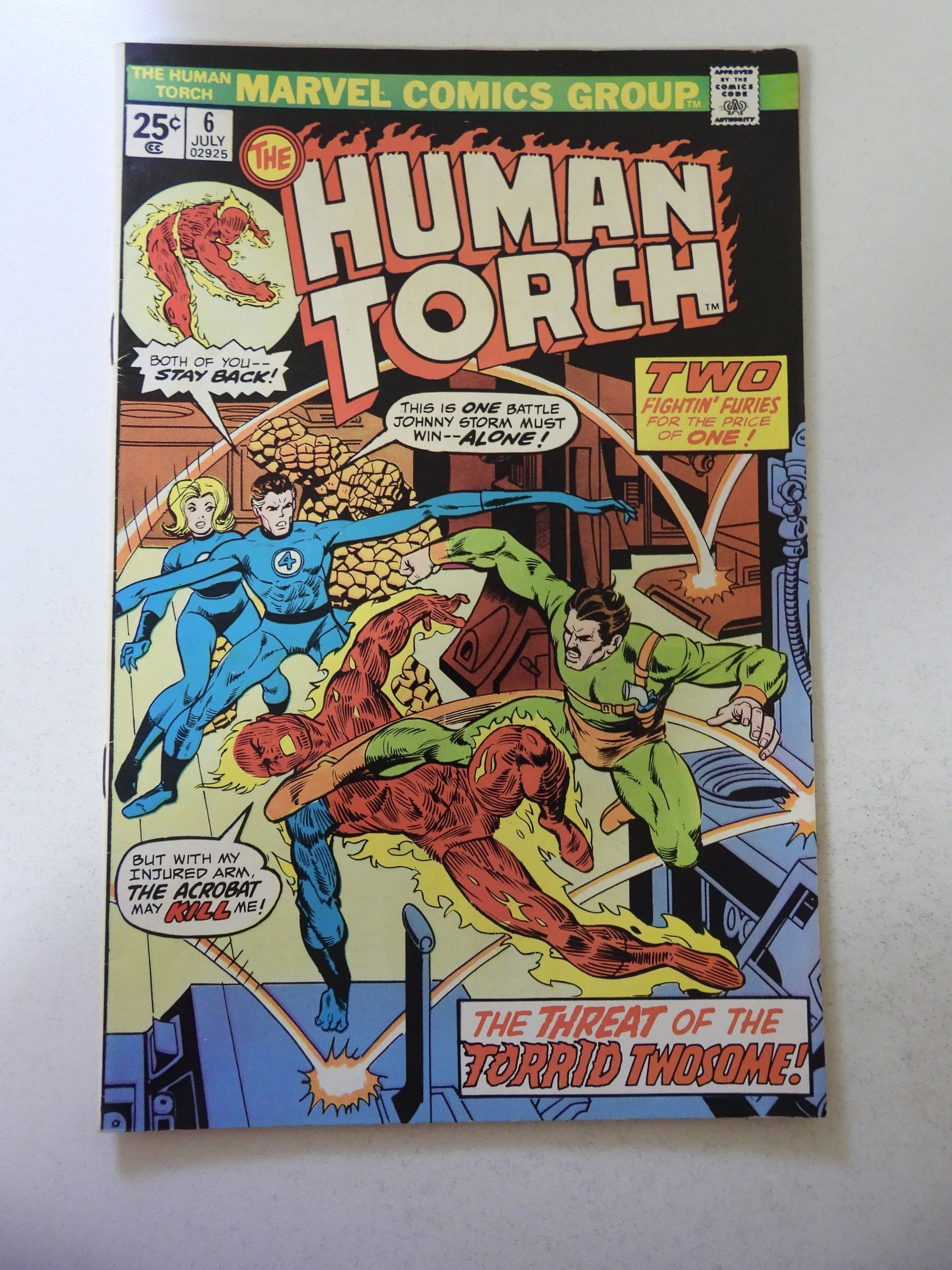 The Human Torch #6 (1975) FN Condition | Comic Books - Bronze Age ...