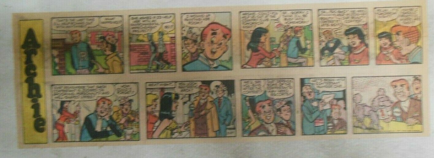 (26) Archie Sundays by Dan DeCarlo from 1977 Quarter Full Size Color ...
