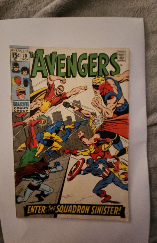 The Avengers #70 (1969) The Avengers | Comic Books - Silver Age, Marvel ...