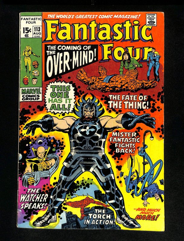 Fantastic Four #113 1st Overmind! | Full Runs & Sets, Marvel, Human ...