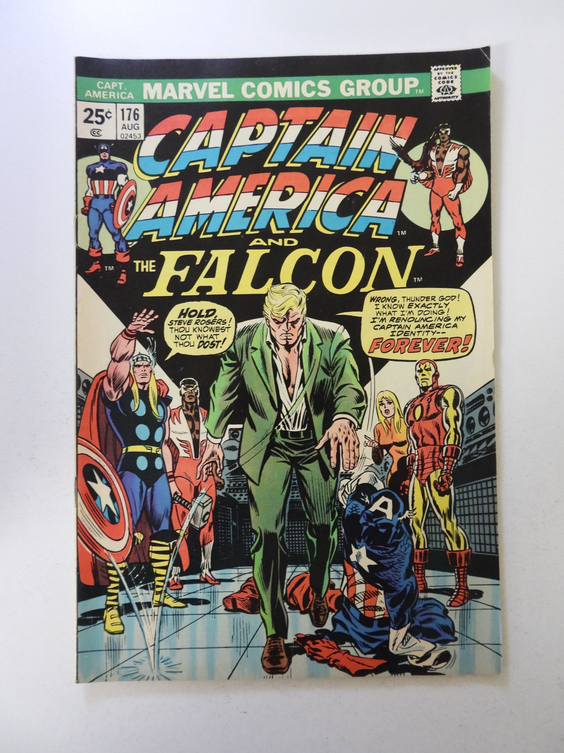 Captain America #176 (1974) VF- condition MVS intact | Comic Books ...