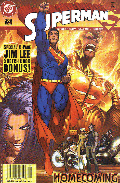 SUPERMAN (1986 Series) (#0-226, #650-714) (DC) #203 NEWSSTAND Very Good ...