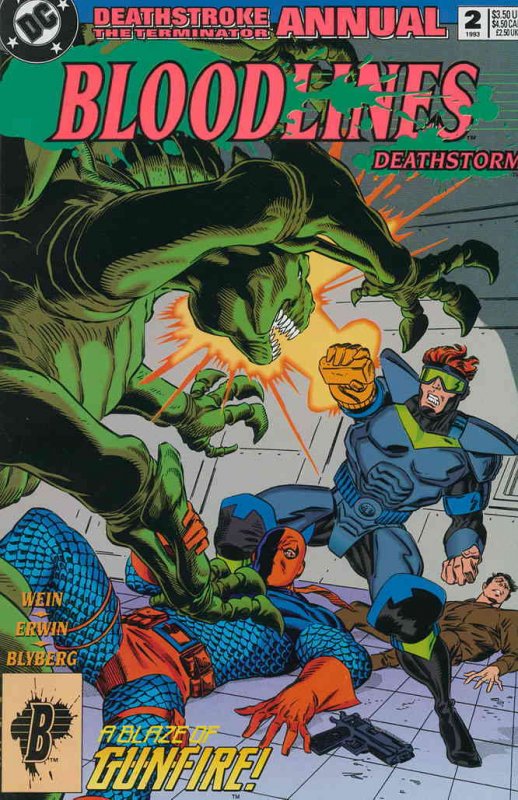 Deathstroke the Terminator Annual #2 FN ; DC | Bloodlines Deathstorm ...