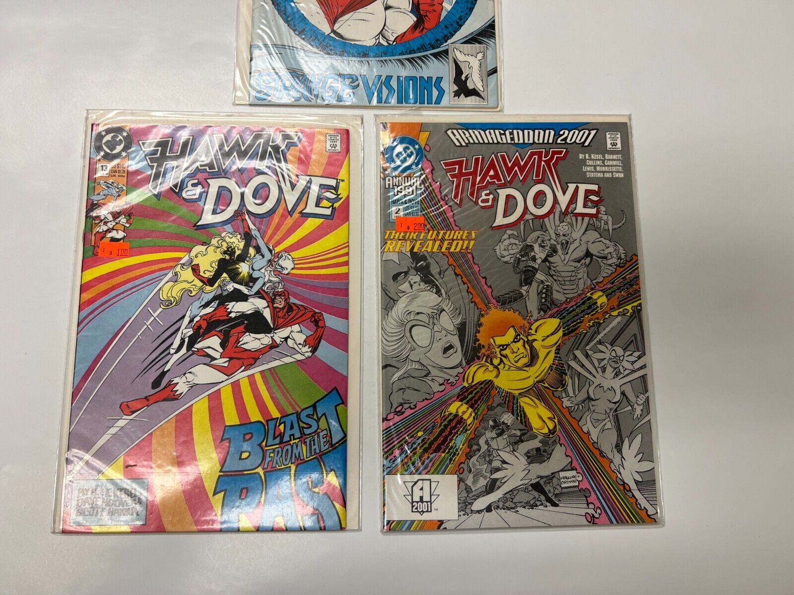 3 Hawk & Dove DC Comics # 10 13 + Annual 2 Batman Superman Flash Robin ...