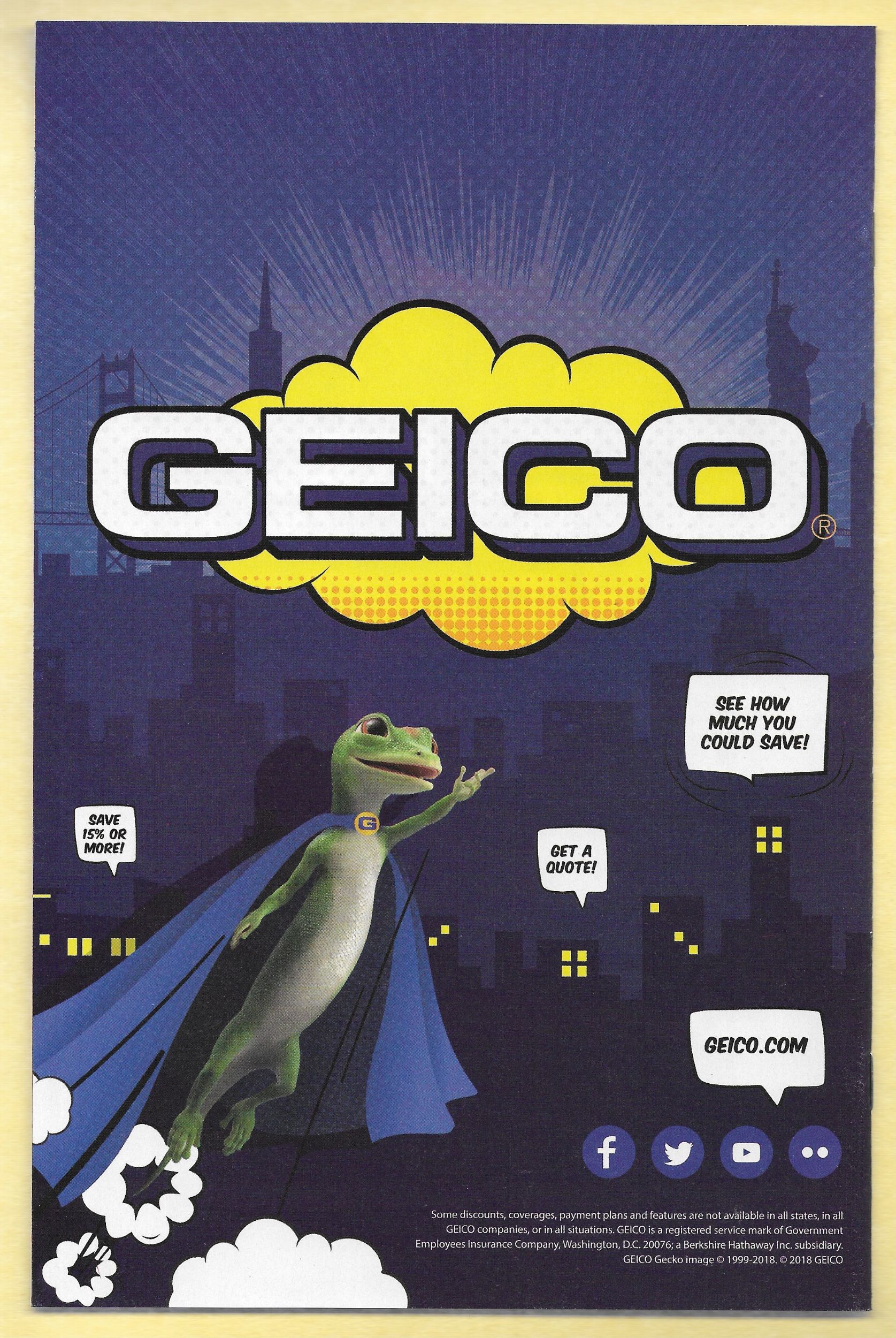 Hunt For Wolverine: Claws Of A Killer #1 (2018) Marvel Comics GEICO ...