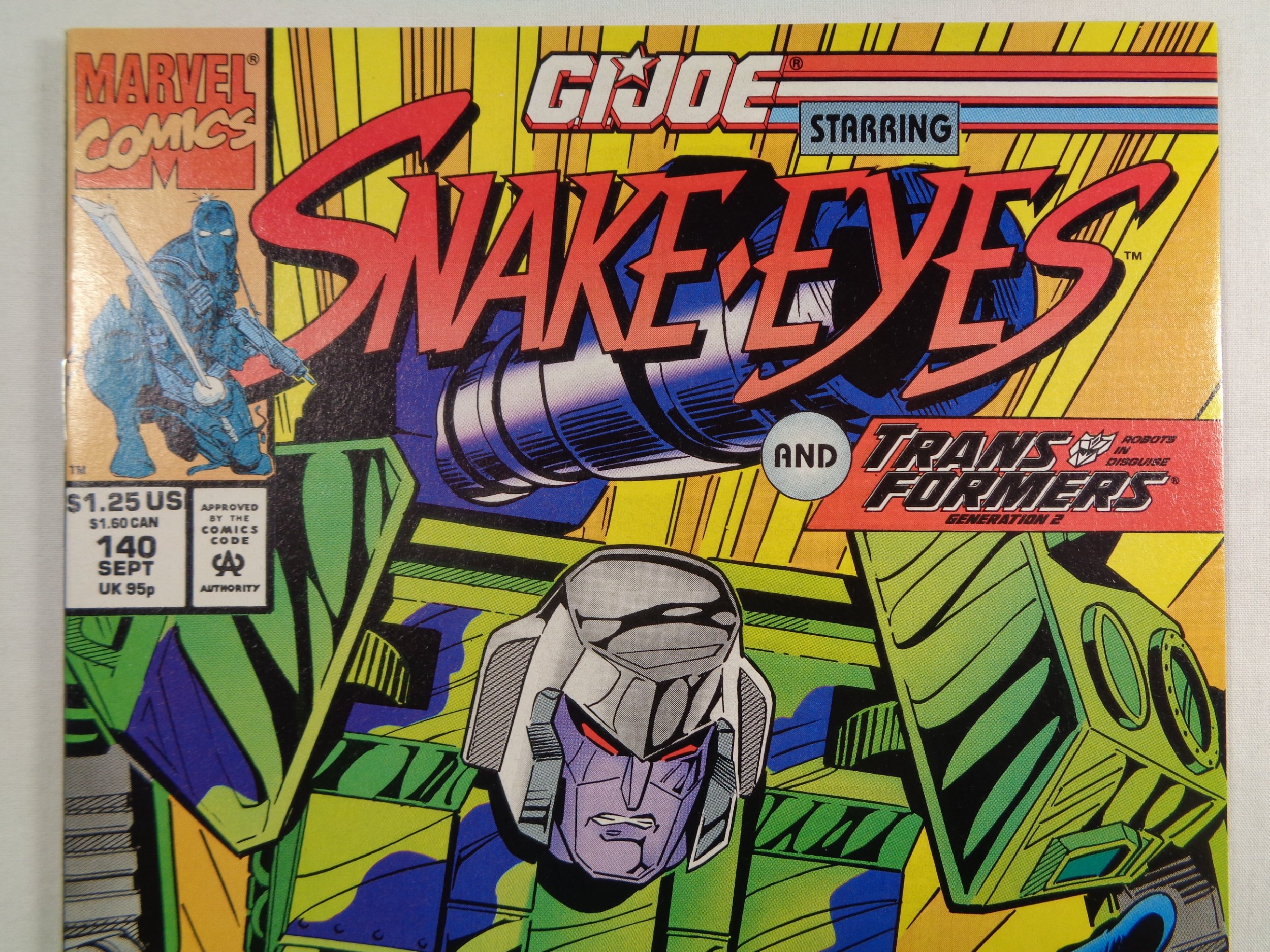 G.I. Joe A Real American Hero #140 Megatron Transformers Marvel 1993 ...