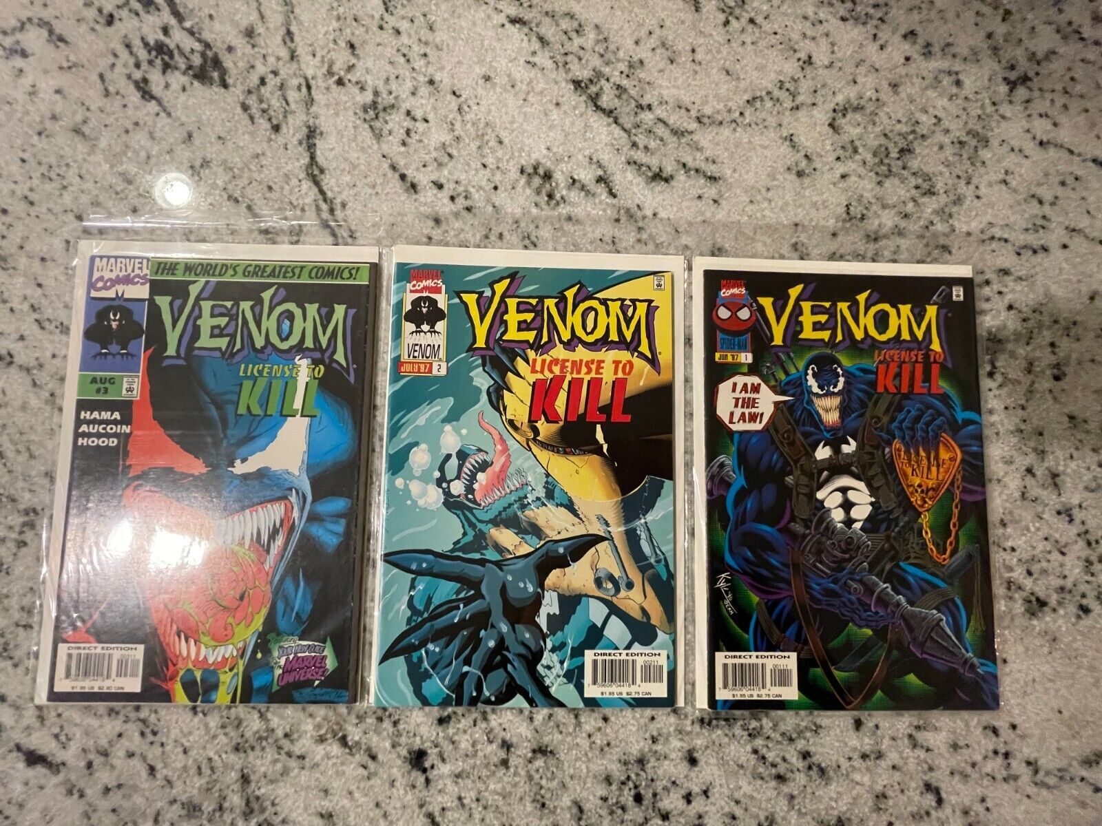 Venom License To Kill Complete Marvel Comics LTD Series #1 2 3 NM ...