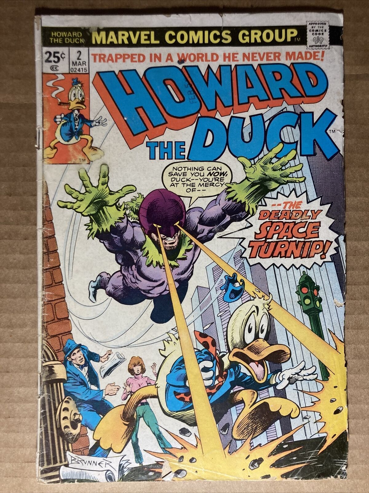 Howard the Duck 2 Marvel 1976 GD/VG | Comic Books - Bronze Age, Marvel ...