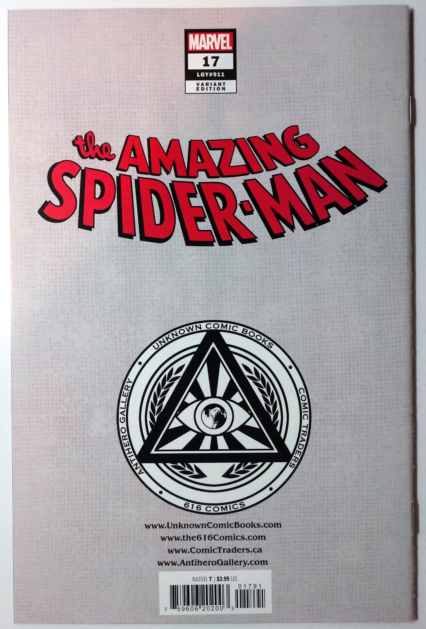 The Amazing Spider Man 17 2023 R1c0 Comics Illuminati Set Comic