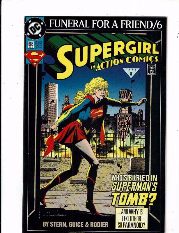 11 Action Comics DC # 679 680 686 687 (2) 688 689 690 691 692 693 ...
