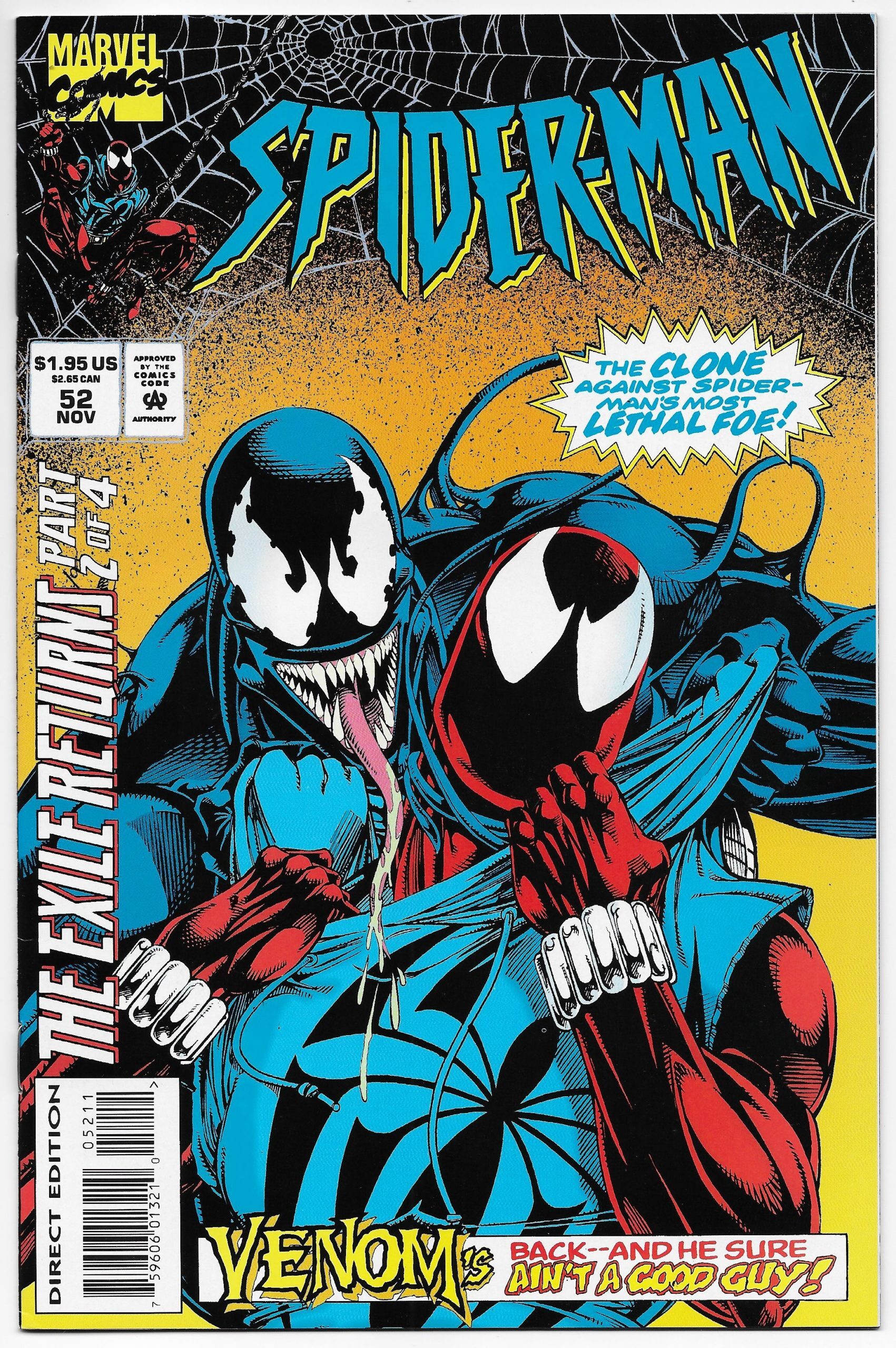Spider-Man #52 Scarlet Spider | Venom (Marvel, 1994) VF | Comic Books ...