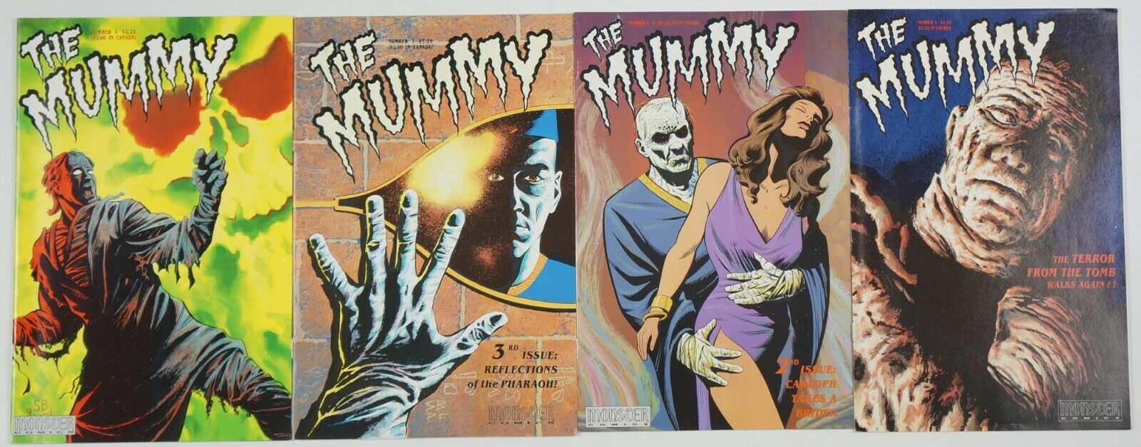 the Mummy #1-4 VF/NM complete series - monster comics - universal ...