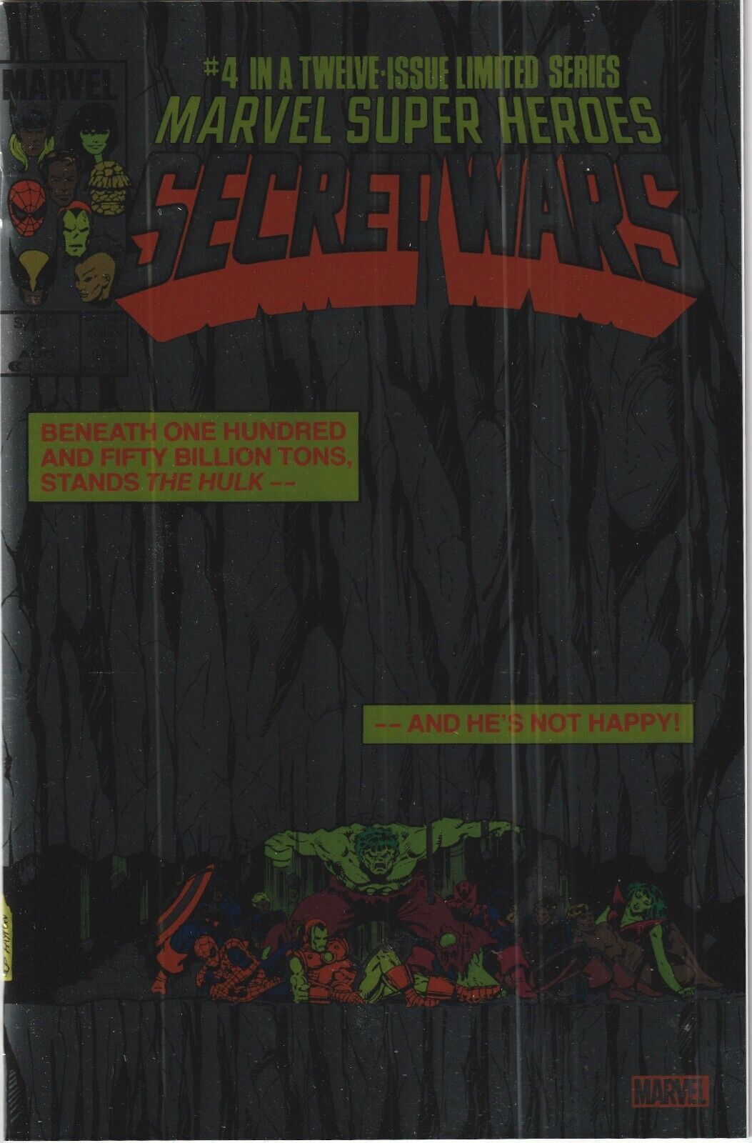Marvel Super Heroes Secret Wars # 4 Foil Facsimile Edition NM 2024 [U9 ...