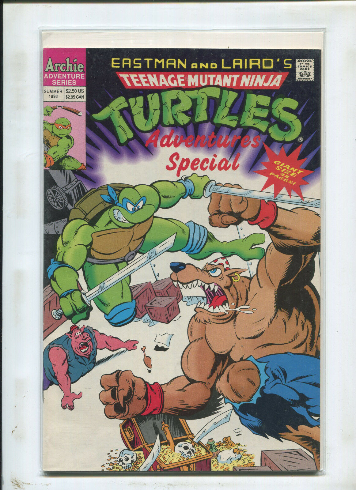 Teenage Mutant Ninja Turtles Adventure Special (9.2 or Better) Summer ...